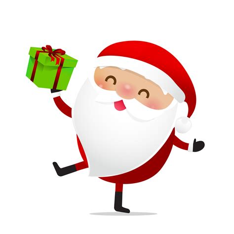 Happy Christmas Character Santa Claus Cartoon 023 549384 Vector Art At