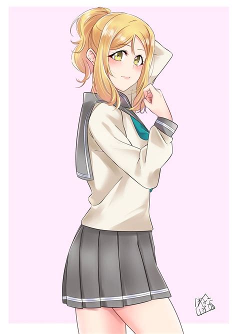 Ohara Mari Love Live And 1 More Drawn By Akiramikuver Danbooru