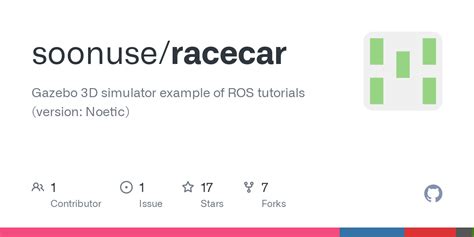 Github Soonuse Racecar Gazebo D Simulator Example Of Ros Tutorials
