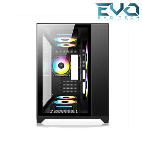 TECHNOZONE C Gaming CASE With W PSU FAN ARGB REMOTE Evo Tech ايفو تك