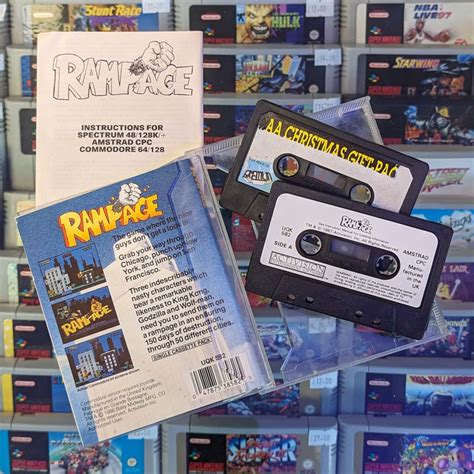 Rampage Amstrad Cassette Double Buy At Retro Sect