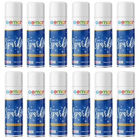 Time To Sparkle Latex Balloon Spray 500ml Pack Of 12 Partyrama