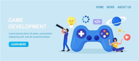 Premium Vector Game Development Creative Process Of Video Game Design