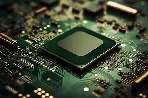 Premium Ai Image Technology Macro Science Engineering Semiconductor