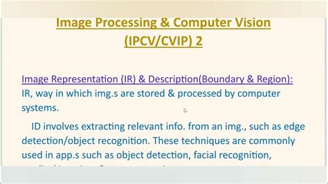 Image Processing And Computer Vision Rgpv In Hindienglish Unit 2