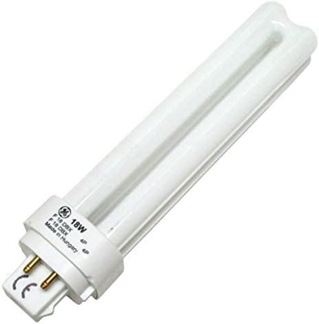 Ge Biax D Eco 18w 4 Pin Compact Fluorescent Lamp 5 Pack F18dbx835