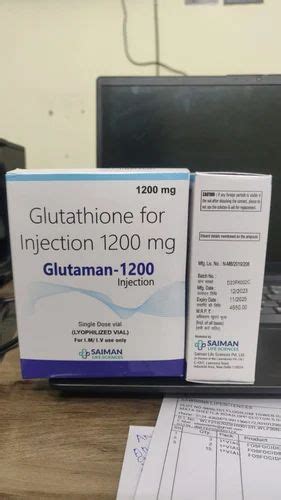 Glutathione Injection 1200 Mg For Clinical Packaging Type Box At