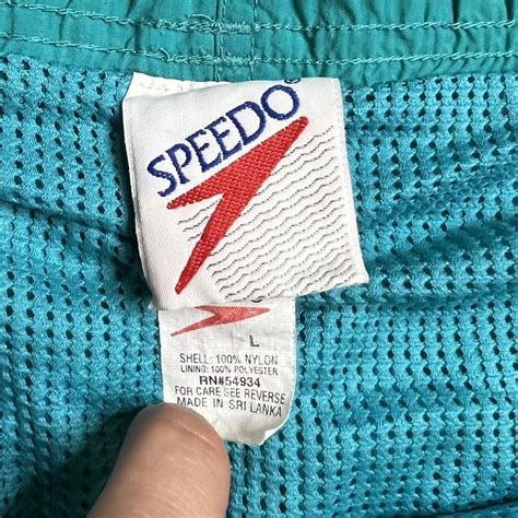 Vintage Speedo Shorts Vintage Turquoise Speedo Depop