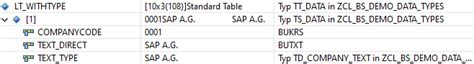 Abap Cloud Data Types