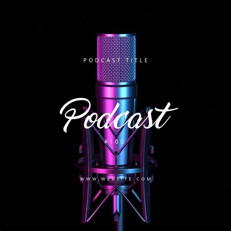 Podcast Poster Template Free