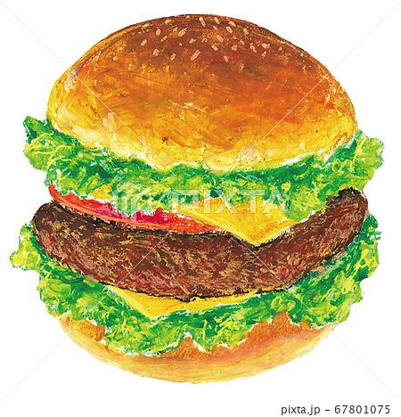 イラスト ハンバーガーのイラスト素材 67801075 PIXTA