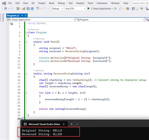 Reverse String In C Sharp At Sherry Hudson Blog