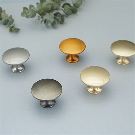 Brushed Nickel Drawer Knobs Antique Coffee Cabinet Knob Shiny Gold