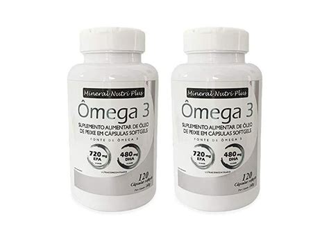 Ômega 3 Ultra Concentrado Epa 720 Dha 480 Kit 2 Frascos Em Promoção é