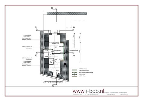 Bouwtekening Zinken Dakkapel Plattegrond Beschermd Stadsgezicht