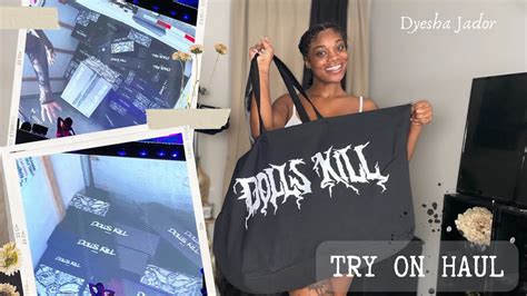 Dolls Kill Sample Sale Try On Haul YouTube