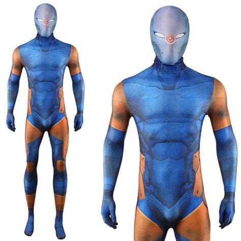 Metal Gear Gray Fox Costume Bodysuit Mask Set Gray Fox Cosplay Cosplay Costume