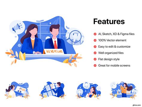Job Interview Illustrations Gfxtra