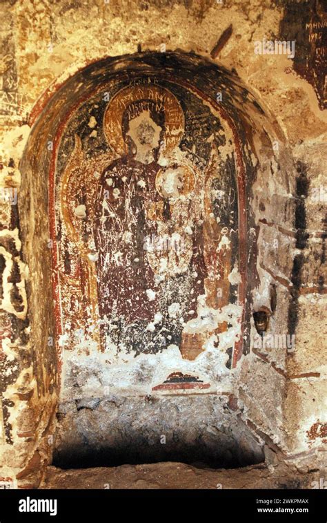 Greece Thessaly Larisa Elassona Pythio Village Byzantine Church