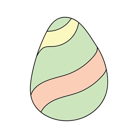 Easter Egg Vector Illustration Isolated On White Background 40977764