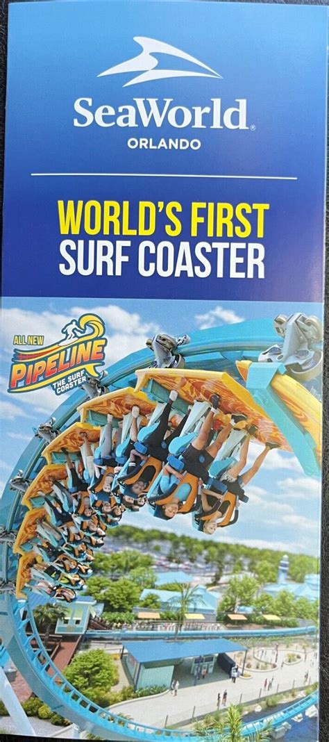 2023 Sea World Orlando Park Guide Map Sea World And Discovery Cove