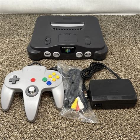 Nintendo 64 N64 Console System Bundle W Controller Cables Tested