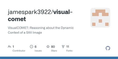 GitHub Jamespark Visual Comet VisualCOMET Reasoning About The Dynamic Context Of A Still