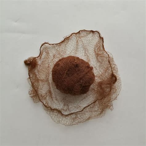 30pcs Brown Invisible Small Mesh 20 Inches Stretch Grandado