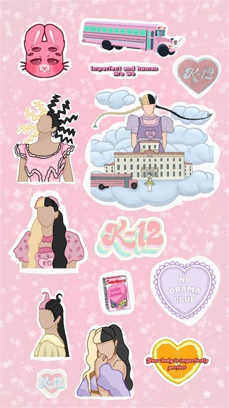 MELANIE MARTINEZ STICKER THE BAKERY AFTER SCHOOL CRY BABY FIGURINHA K