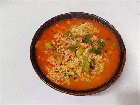 스팸요리 스팸라면 레시피