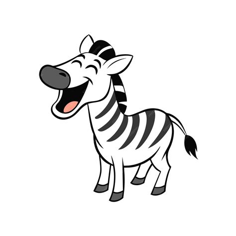 Premium Vector Burchells Zebra Laughs Icon Vector Illustration