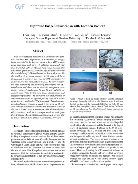 Tang Improving Image Classification Iccv 2015 Paper Pdf Support