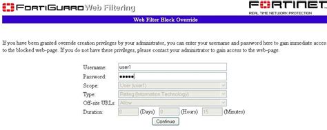 Fortiguard Web Filtering Override Guide Config Fortinet Community