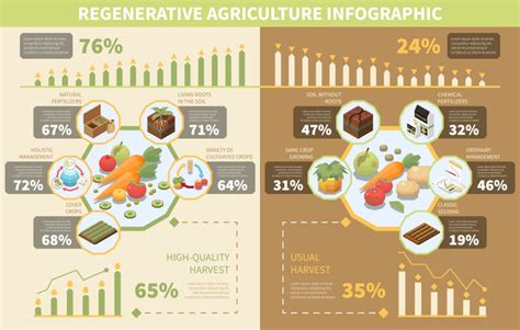 Regenerative Agriculture Concept Royalty Free Vector Image