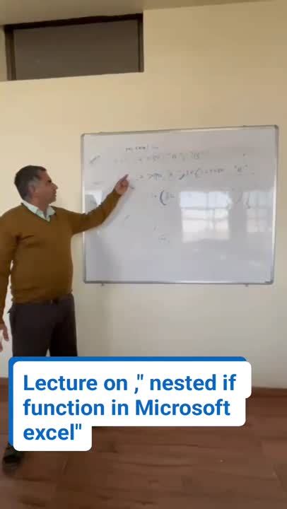 Lecture Topic Name Nested If Else In Microsoft Excel Class Mtech