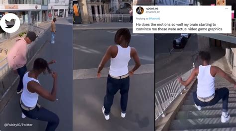 ‘gta Or Real Life Men Imitate Video Game Characters On The Street And