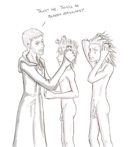 Rule 34 Axel Kingdom Hearts Demyx Disney Kingdom Hearts Luxord Male