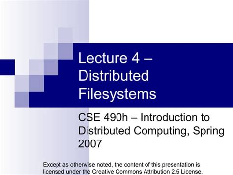 distributed file systems ppt