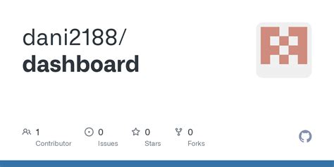 Github Dani2188dashboard