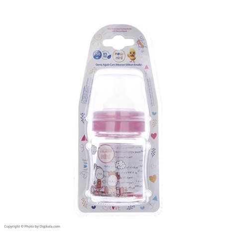 خرید آنلاین و قیمت شیشه شیر نیو نی نی طرح دختر و پسر مدل دهانه عریض کد