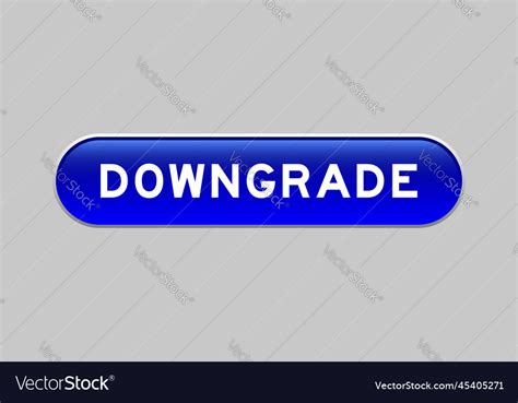 Blue Color Capsule Shape Button With Word Vector Image