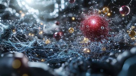 Nanomaterials Conductivity Research Science Lab Digital Visualization