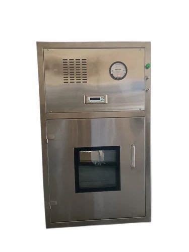 Rectangular Stainless Steel Dynamic Pass Box For Laboratories Size 5