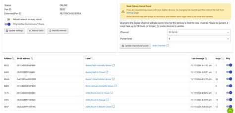 Zigbee Device Offline Devices Hubitat