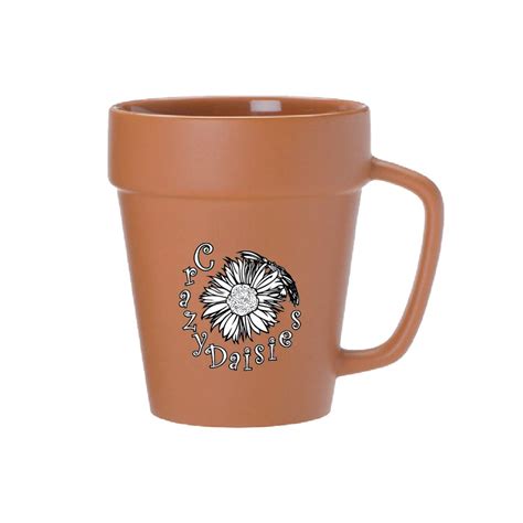 Flower Pot Mugs Crazy Daisies