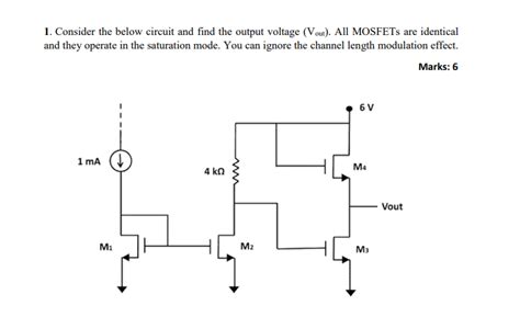 Solved Consider The Below Circuit And Find The Output Chegg Com