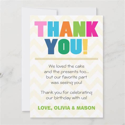 Pin On Birthday Thank You Cards