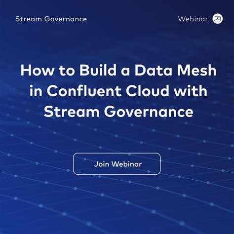 Confluent On Linkedin Building A Data Mesh With Stream Governance Webinar