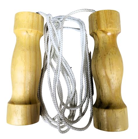 Cuerda Para Salto Con Mango De Madera Y Balero Ultrasportsmx