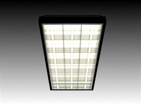 3ds Ceiling Light Parabolic